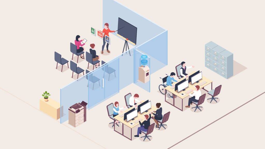 Sharing a Desk in a Hybrid Office Setting [11 Best Practices]