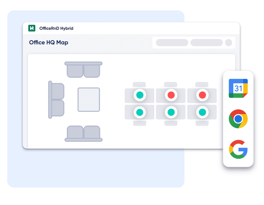 Easy Google Workspace Desk Booking - OfficeRnD