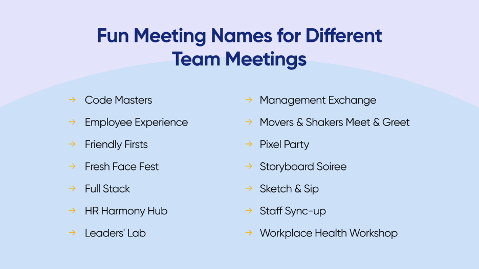 400+ Catchy Meeting Names To Boost Employee Engagement